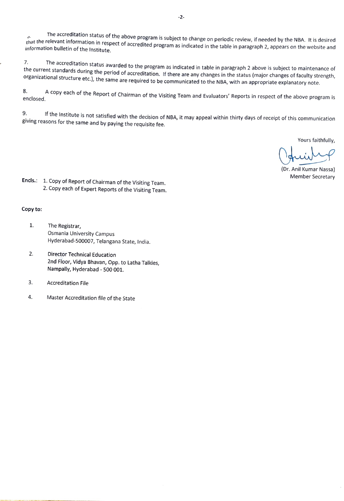 NBA – Neil Gogte Institute of Technology